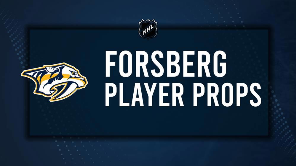 Filip Forsberg Player Prop Bets for the Predators vs. Islanders Game ...